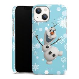 DeinDesign iPhone 13 Mini Handy Premium Case Smartphone Handyh&uuml;lle Schutzh&uuml;lle matt Frozen Olaf Disney Official Licensed Product Premium Case