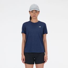 New Balance Funktionsshirt 'Athletics' Damen Gr&ouml;&szlig;e S navy