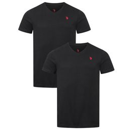 U.S. Polo Assn. Shirt male size XL Cherry red / Black