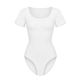 cfab Shaping Bodysuit 'Tshirt Sculpting Bodysuit with Slip' female size XXXL White
