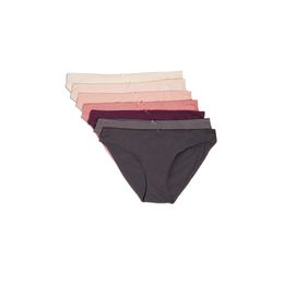 Etam Slip 'Jackie' Damen Gr&ouml;&szlig;e L schoko / pastellgelb / dunkelgrau / cyclam / lachs / ros&eacute;