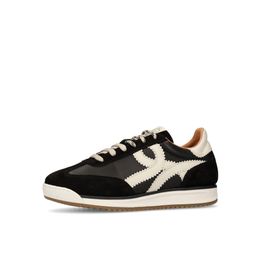 Manfield Sneaker Damen Gr&ouml;&szlig;e 39 schwarz / wei&szlig; Sommerschuhe