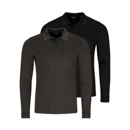 Ragman Shirt 'Basic' Herren Gr&ouml;&szlig;e L rauchgrau