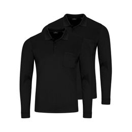 Ragman Shirt 'Basic' Herren Gr&ouml;&szlig;e M schwarz