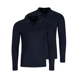 Ragman Shirt 'Basic' Herren Gr&ouml;&szlig;e L dunkelblau