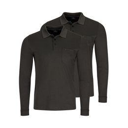 Ragman Shirt 'Basic' Herren Gr&ouml;&szlig;e 4XL dunkelgrau