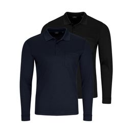 Ragman Shirt 'Basic' Herren Gr&ouml;&szlig;e XXL schwarzmeliert