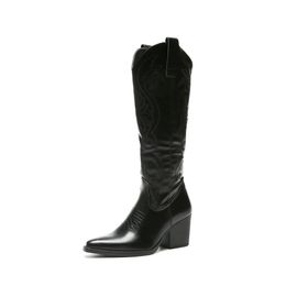 Salinyang Cowboy Boots female size 42 Black