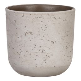 Scheurich &Uuml;bertopf 'Basalto 13/980' Keramik betongrau &Oslash; 12,9 x 11,9 cm