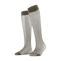Falke Over the Knee Socks 'Falke x Kinga Mathe Net' female size 39/42 Beige