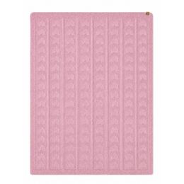 BergBiber Baby Blanket 'Strickdecke - 100% Bambus' kids size 1 Dusky pink