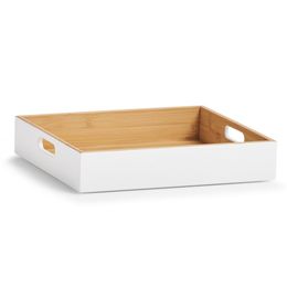 zeller Aufbewahrungskiste wei&szlig; 30 x 6 x 27 cm