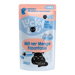 Lucky Lou Katzenfutter Adult Gefl&uuml;gel & Fasan 125 g