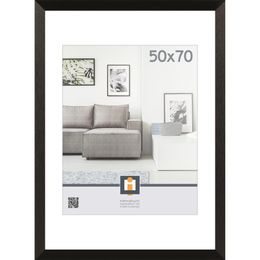 Intertrading Bilderrahmen 'Braga' Holz schwarz 50 x 70 cm