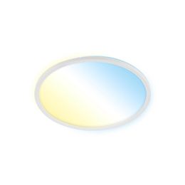 Brilo LED-Panel 'Slim S' 22 W 3000 lm warmwei&szlig; bis tageslichtwei&szlig; &Oslash; 42 x 2,5 cm