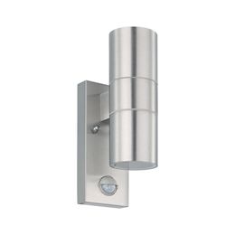 Eglo LED-Au&szlig;enwandleuchte 'Riga 5' mit Bewegungssensor 2,8 W 250 lm warmwei&szlig; IP 44 6,5 x 21,5 cm
