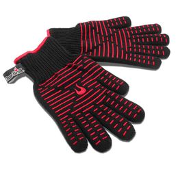 Char-Broil Grillhandschuhe aus Aramid-Mischung, schwarz/rot, Einheitsgr&ouml;&szlig;e