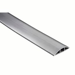 Hama Kabelkanal grau flexibel selbstklebend halbrund, 180 x 6 x 1 cm
