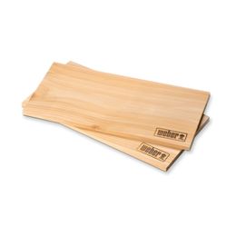 Weber R&auml;ucherbrett Zedernholz 30 x 15 x 0,8 cm, 2 St&uuml;ck