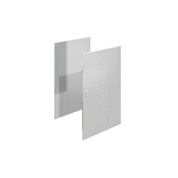 Br&uuml;gmann TraumGarten Br&uuml;gmann TraumGarten Erweiterungsverkleidung f&uuml;r M&uuml;lltonnenbox 'Binto' silbern 66 x 119 x 81 cm