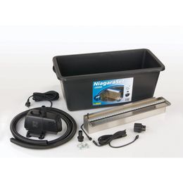 Ubbink Wasserfallset 'Niagara' mit LED-Beleuchtung 60 x 12,5 x 10 cm