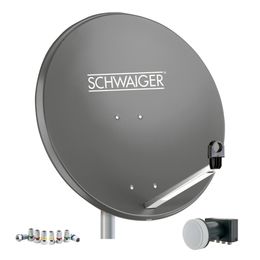 Schwaiger Satellitenanlage 75 cm anthrazit