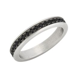 Breil Ring Herren Gr&ouml;&szlig;e 48 anthrazit / silber