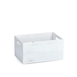 zeller Aufbewahrungskiste wei&szlig; 30 x 15,5 x 20 cm