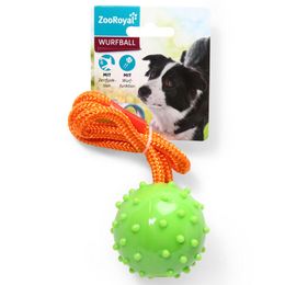 ZooRoyal Hundespielzeug Wurfball am Seil