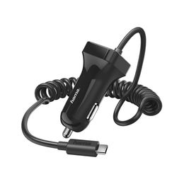 Hama KFZ-Ladeger&auml;t, schwarz, USB Type-C, 2,4 A