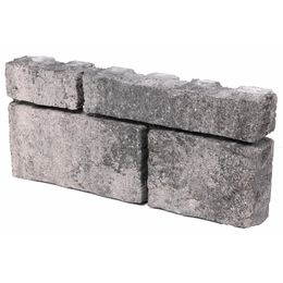 EHL Mauerstein 'Tribus Quada' grau/anthrazit 40 x 18 x 6,7 cm