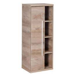 Fackelmann Midischrank 'Stanford' braun furniert 42 x 106 x 32 cm links