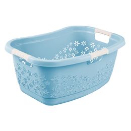 keeeper W&auml;schekorb 'Lasse' nordic blue ergonomisch mit softgriffen 65 x 45 x 28,5 cm 50 l