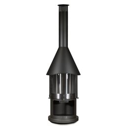 Buschbeck Grillkamin 'Melbourne' dunkelgrau &Oslash; 65 x 39 x 230 cm