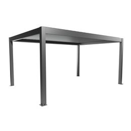 BioHort Pergola quarzgrau metallic 5 x 3,5 m