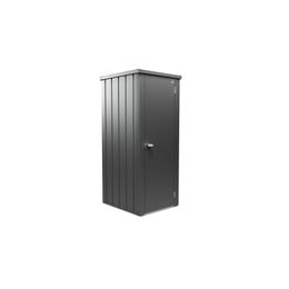 BioHort Terrassenschrank 'Julia' dunkelgrau-metallic Gr. L High