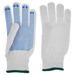 toom Universal Handschuhe mit Grip wei&szlig; Gr. 9/L 10 Paar