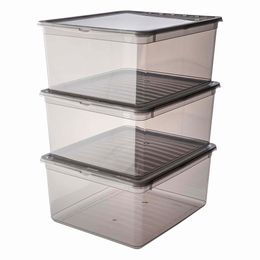 keeeper Aufbewahrungsbox-Set 'Bea' 3-teilig mit Deckel 39 x 33,5 x 25,5 cm