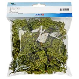 Glorex Dekomoos "Islandmoos" dunkelgr&uuml;n 50 g