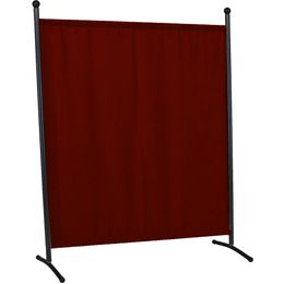 Angerer Freizeitm&ouml;bel Sichtschutz Stellwand 'Swingtex' bordeaux 178 x 178 cm