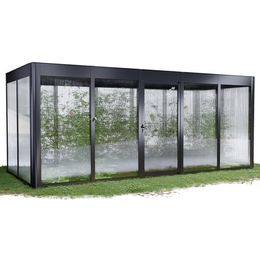 SunElements Gew&auml;chshaus 'SunGarden Select 5.2' 548 x 233 cm mit 10 mm Doppelstegplatten anthrazit-metallic