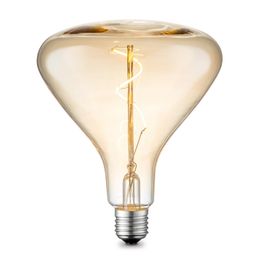 Besselink Licht LED-Leuchtmittel 'Home Sweet Home' dimmbar gold E27 3 W 180 lm warmwei&szlig;