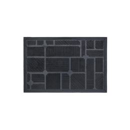 Astra Gummimatte 'Structure' 40 x 60 cm Rechteck schwarz