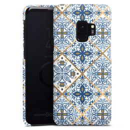 DeinDesign Galaxy S9 Handy Premium Case Smartphone Handyh&uuml;lle Schutzh&uuml;lle matt Mandala Retro Mosaic Premium Case