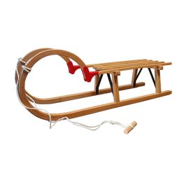 Holzschlitten 'Rodel' 95 x 30 x 25 cm