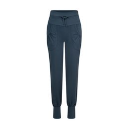 Leela Cotton Hose 'Damen Bio-Baumwoll Yoga Pants' Damen Gr&ouml;&szlig;e 42 navy