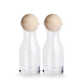 zeller Glaskaraffen-Set &Oslash; 6,5 x 18,5 cm