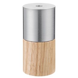 Lampenfassung 'Home Sweet Home' Holz/Metall E27 10 W
