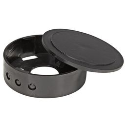 Kopp Leuchtenbaldachin schwarz Kunststoff &Oslash; 7,5 cm