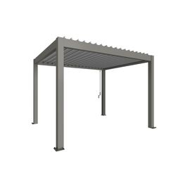 BioHort Pergola Gr. 3,5 x 3 quarzgrau 367,5 x 312 cm